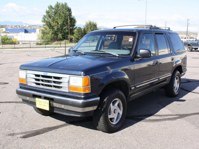 ford explorer 1992 blue xlt gasoline v6 4 wheel drive 4 speed with ...