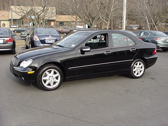 mercedes benz c class 2004 black sedan c320 4matic gasoline 6 cylinders ...