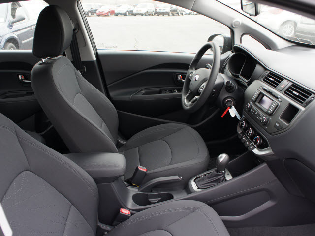 kia rio 2012 platinum graphite sedan ex gasoline 4 cylinders front ...
