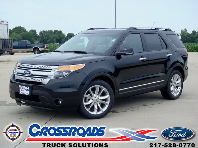 ford explorer 2013 black suv xlt flex fuel 6 cylinders 2 wheel drive ...