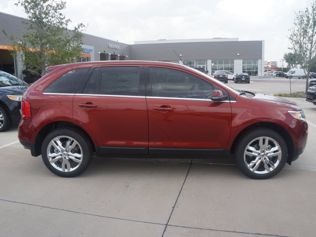 ford edge 2014 sunset metallic gasoline 6 cylinders front wheel drive 6 ...